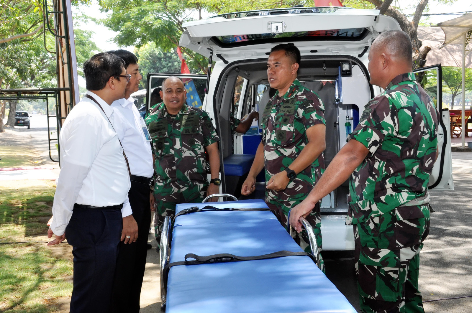 Pasmar 2 Terima Hibah Mobil Ambulance Dari Bank BNI – Pelopor Wiratama