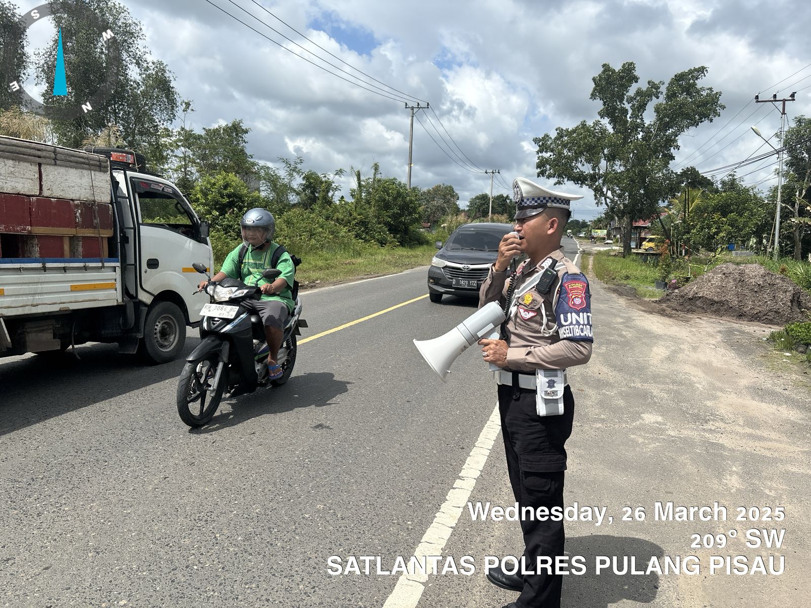 Himbau Kamseltibcarlantas, Satlantas Lakukan Penling di Kota Pulang Pisau – Pelopor Wiratama