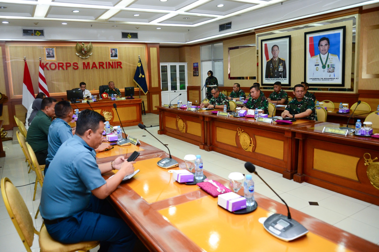 Pangkormar Terima Tim BPK RI Dalam Pemeriksaan Pendahuluan Penghapusan ...